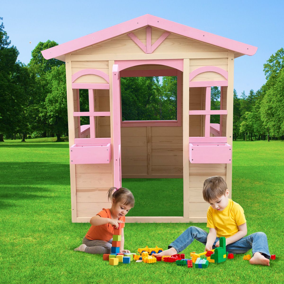 Jillian Kids Wooden Cubby House - Eco Furniture For You | Custom Wooden ...