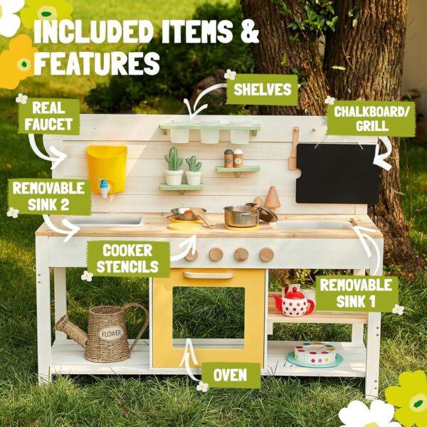 Jeni Wooden Kids Mud Kitchen - Eco Furniture For You | Custom Wooden ...