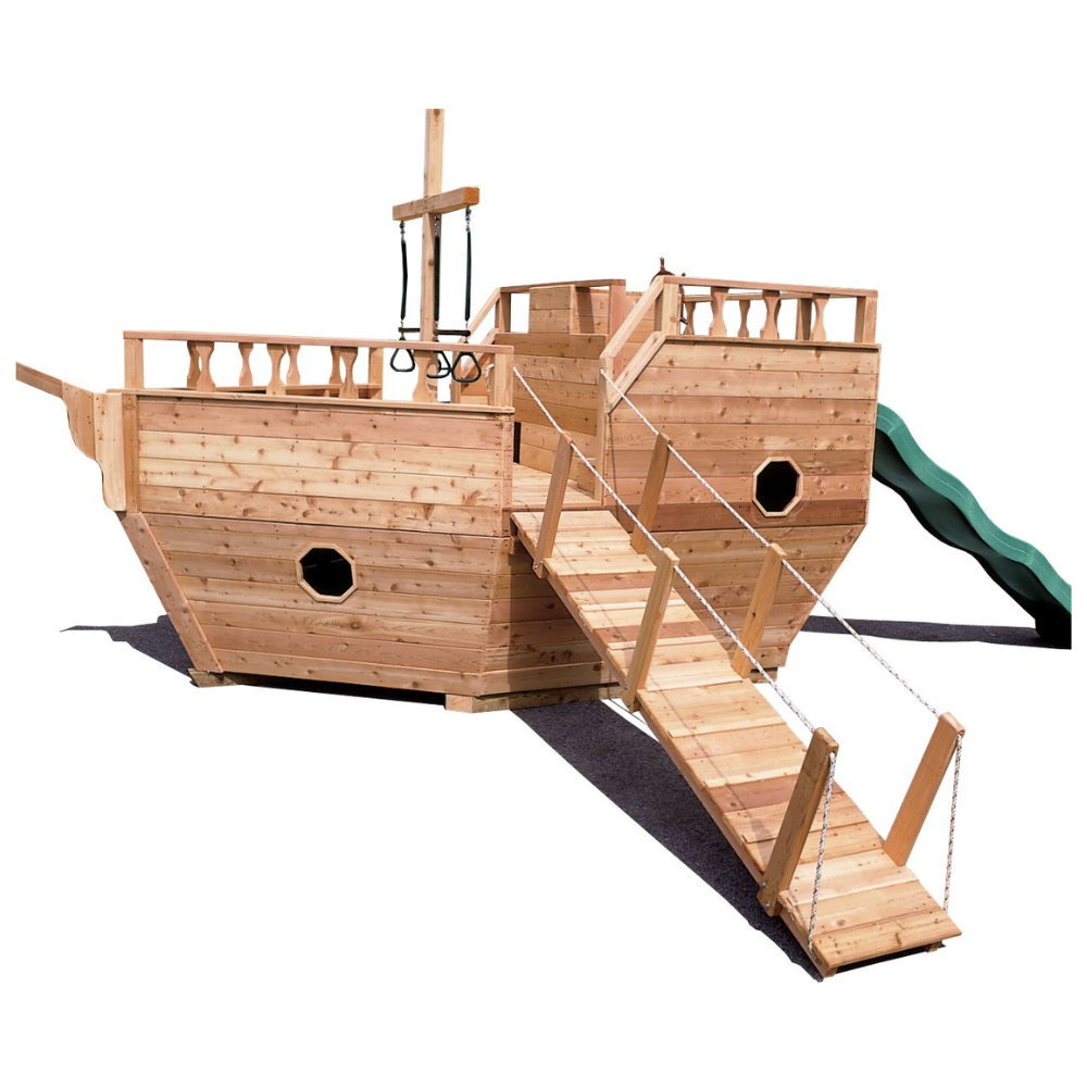Wooden Boat Playset – Custom-Made for Outdoor Adventures - Eco ...