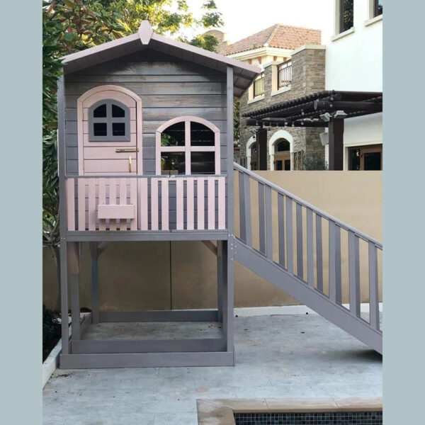 Viewpoint Wooden Cubby House with Stilts - Eco Furniture For You ...